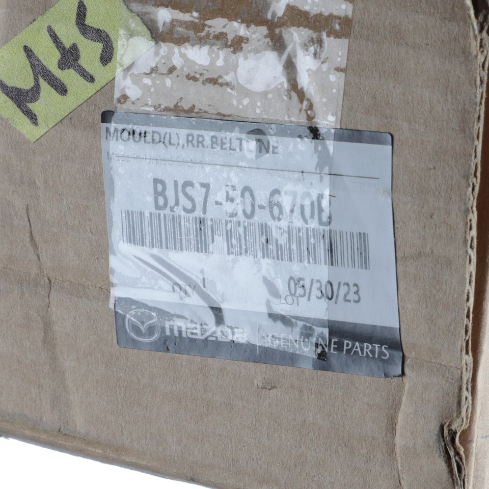 NEW OEM Mazda 2014-2018 Mazda3 Rear Left Door Lower Molding Trim BJS7 ...