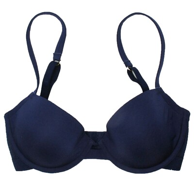 Honeydew Bra Underwire Perforated Wings Light Padding Violet Adjustable ...