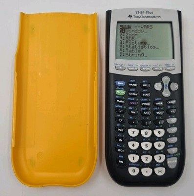 Texas Instruments TI-84 Plus Yellow Graphing Calculator Tested ...