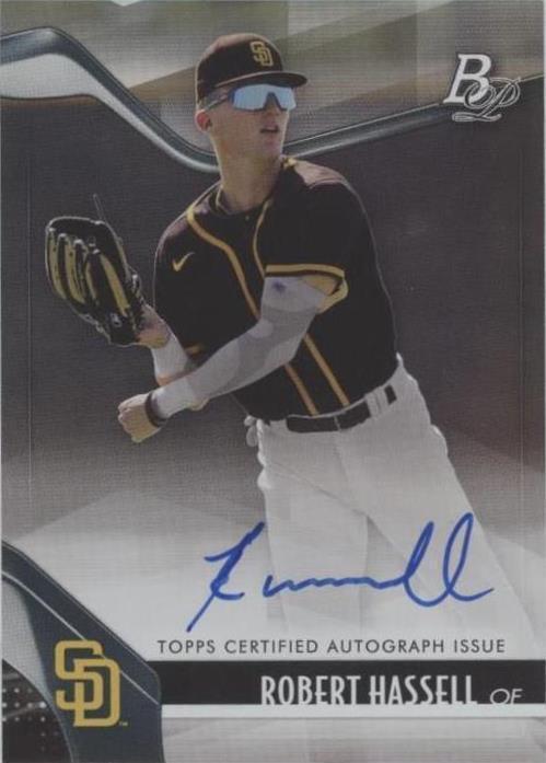 2021 Bowman Platinum - Top Prospects Robert Hassell #TOP-32 Autographs ...