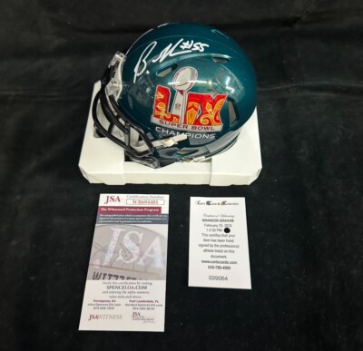 Brandon Graham Signed Autographed SB 59 Mini Helmet Philadelphia Eagles ...