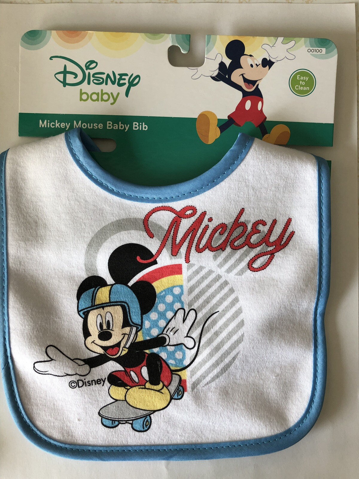 Disney Baby Mickey Mouse Baby Bib | eBay
