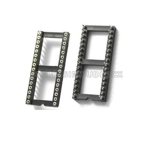 5pcs 32Pin DIP32 SIP Round IC Sockets Adapter Solder Type Gold Plated ...