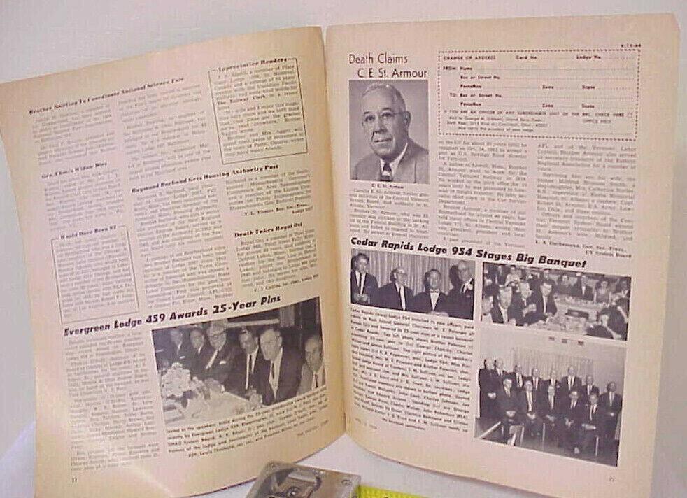 THE RAILWAY CLERK APRIL 15, 1964 VINTAGE MAGAZINE BOOK VOL. 63 NO. 8 | eBay