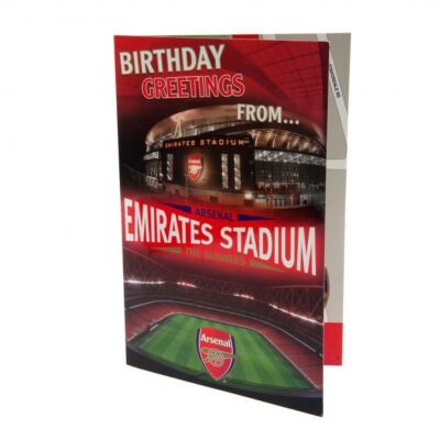 Arsenal FC Pop-Up Stadium Birthday Card | eBay UK