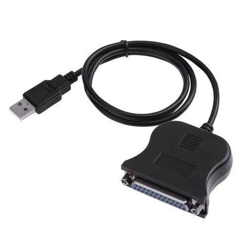 USB 2.0 Male to 25 Pin DB25 Female Parallel Port Printer Adaptor Cable ...