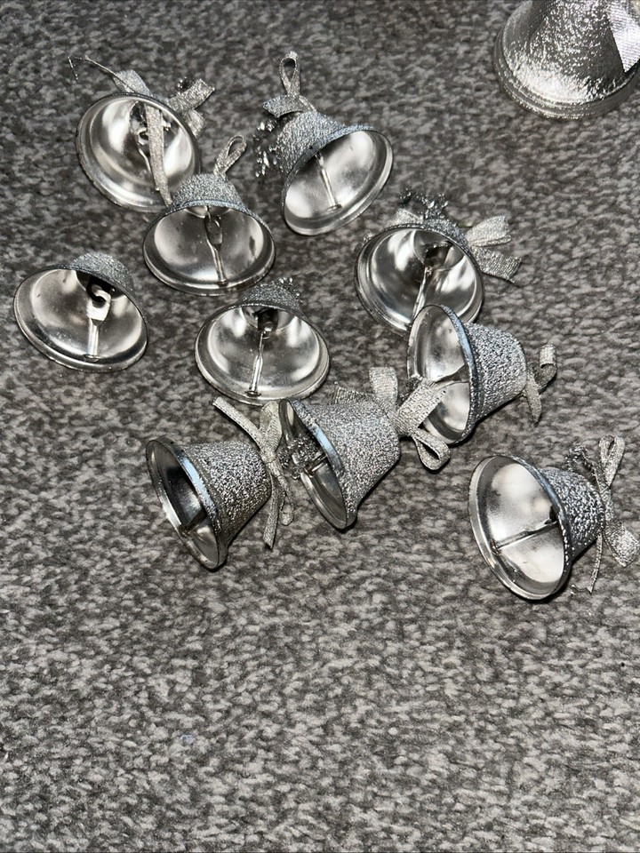 Vintage Christmas Tree Hanging Decorations, Bells, Icicles, Musical ...