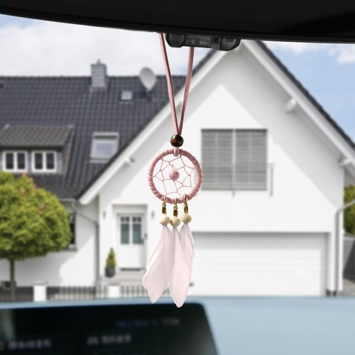 Mini Dream Catcher 7pcs Set - Car Interior Rearview Mirror Dangle Bag ...
