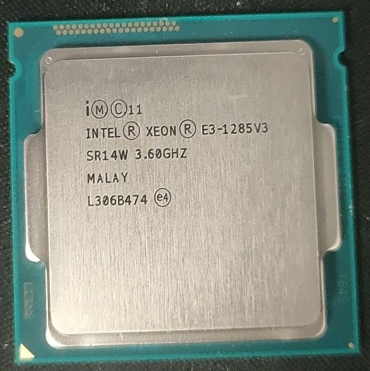 Intel Xeon E3-1285 V3 LGA-1150 CPU Processor 3.60 GHz 4-Core 8MB 84W ...