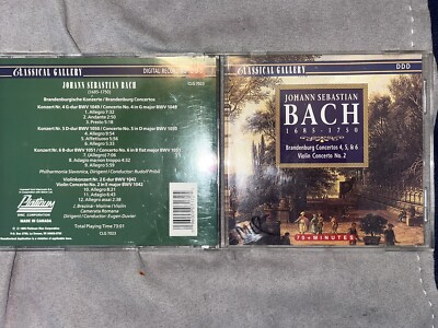 Johann Sebastian Bac - Brandenburg Concertos 4 5 6 Violin Concert VERY ...