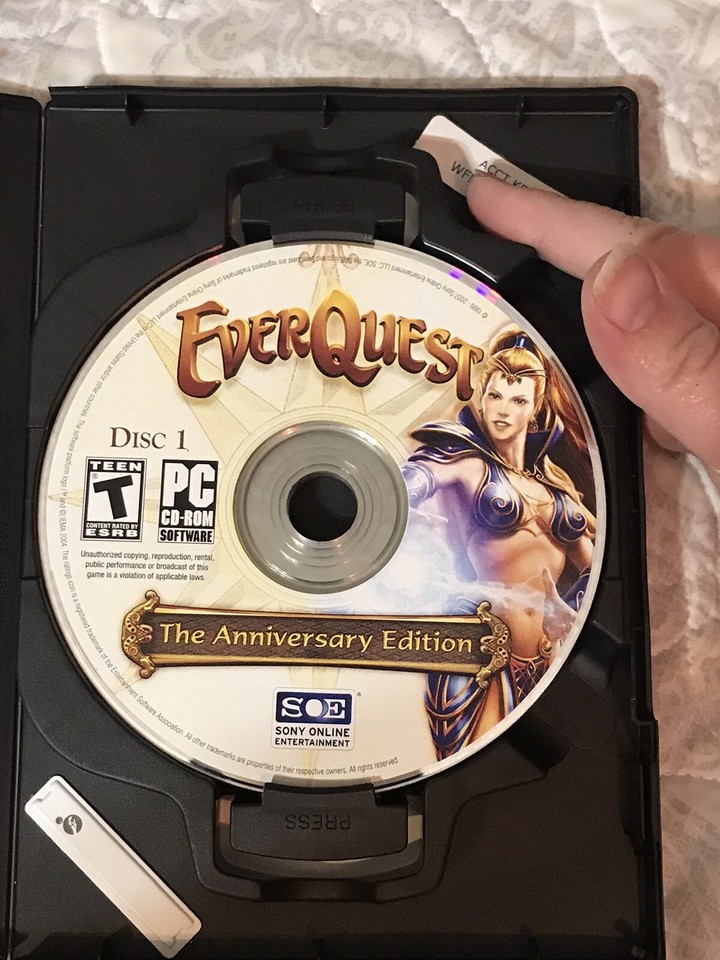 EVERQUEST Anniversary Edition PC VIDEO GAME Classic + 13 Expansions ...