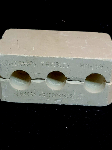 Duncan HM-164 Ceramic Slip Mold Collectors Thimbles (6) 1977 | eBay