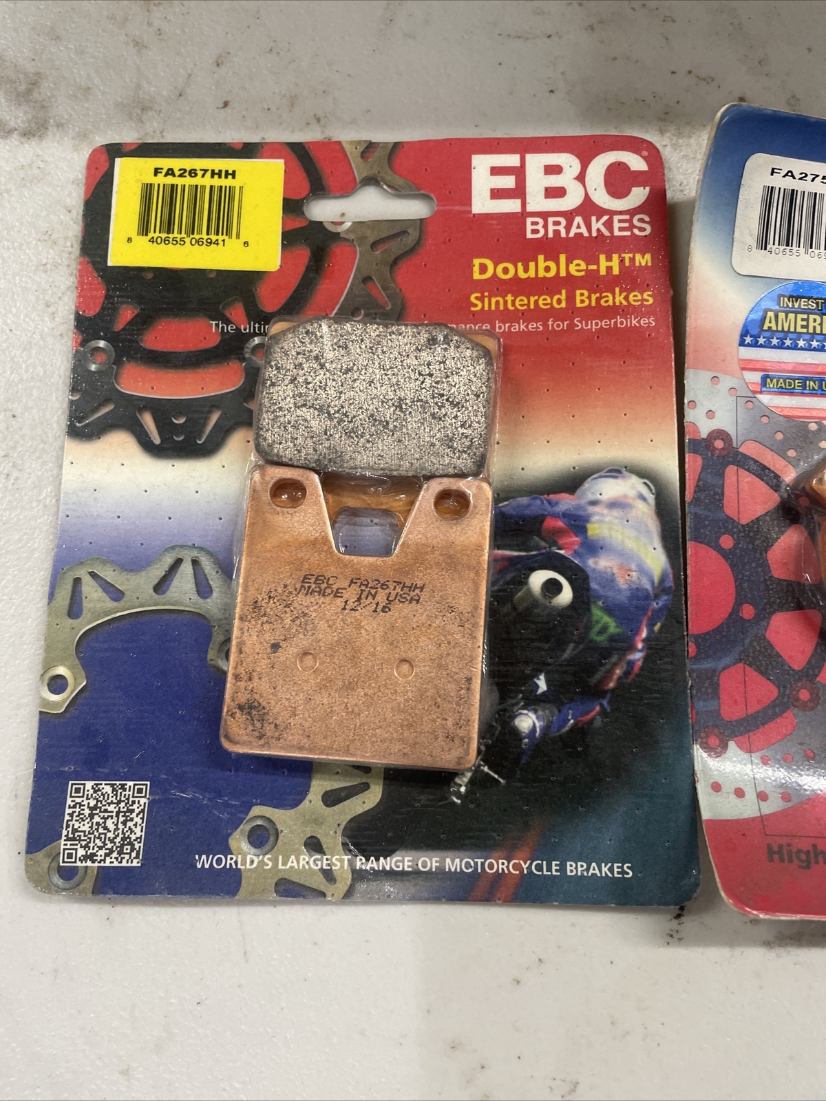 EBC - FA267HH Double-H Sintered Brake Pads Made In USA Shaw’s Cycle ...