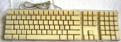 Vintage 2003 Apple Keyboard Wired Model# A1048 with 2 USB port. Tested ...