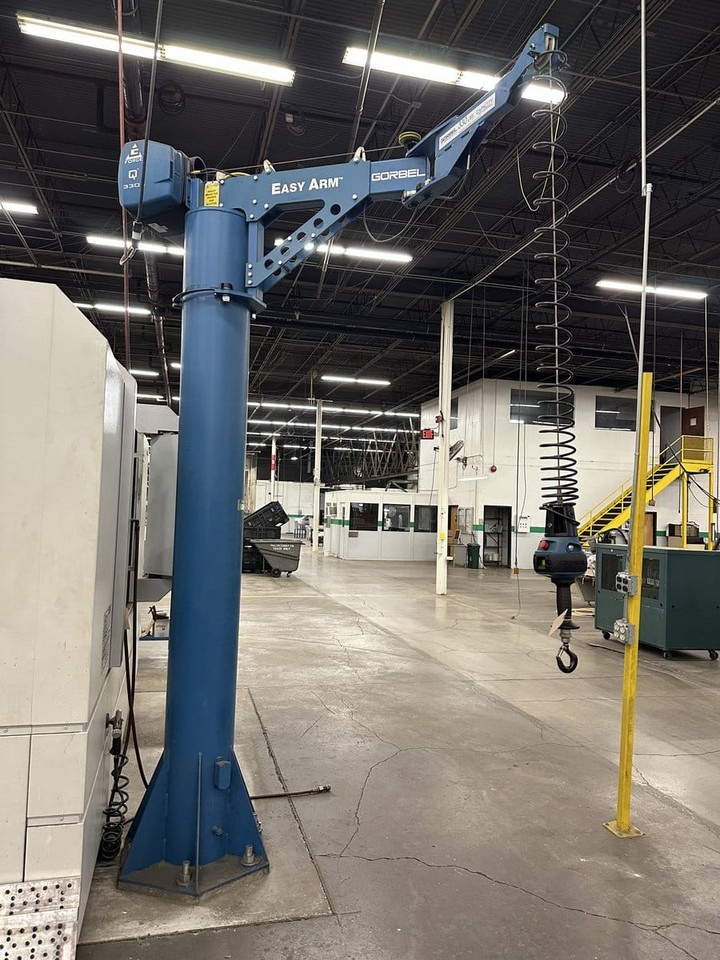 Gorbel G Force Model IQ 330 Easy Arm Swivel Jib Crane w/ Intelligence ...