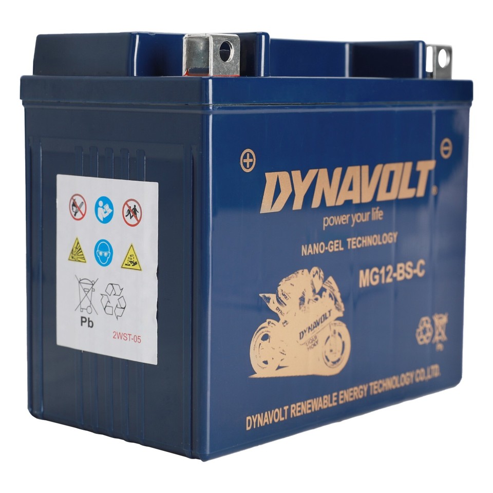 12V 12Ah YTX12-BS MG12-BS-C Motorcycle Battery for ATV UTV Quad 150cc ...