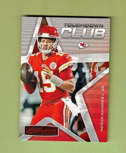 2019 Panini Rookies & Stars - Touchdown Club Patrick Mahomes II #TC-PM ...