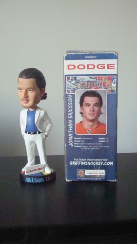 Jonathan Ericsson AUTOGRAPHED GRAND RAPIDS GRIFFINS bobblehead SIGNED ...