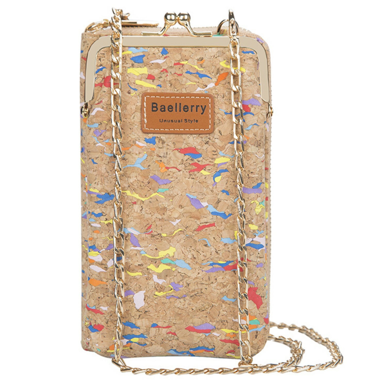 Umhängetasche Kork Handy Tasche Natur Design elegante Crossbody Tasche ...