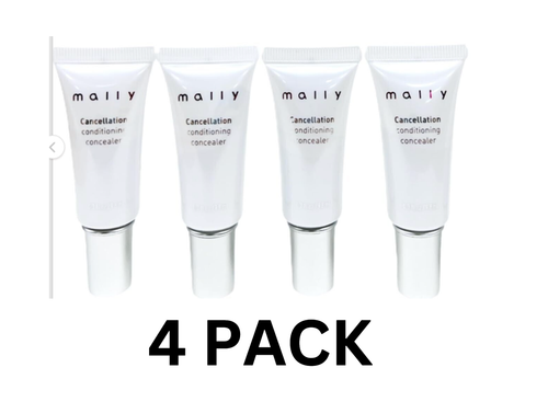 4 Pack Mally Cancellation Conditioning Concealer Travel Size TAN 0.3 Fl ...