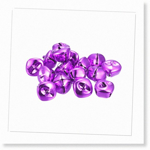 "DIY Purple Jingle Bells - 48pcs 1" Carbon Steel Bells for Crafts and ...