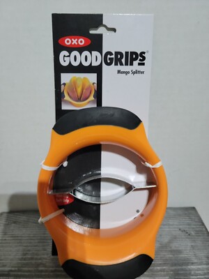 OXO Good Grips Mango Slicer Splitter Corer, Yellow Silicone Handles ...