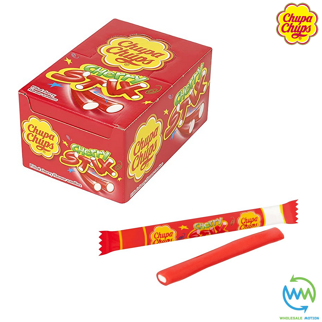 Chupa Chups CHERRY & COLA STIX Individual Wrapped SWEETS 10g CHEW Retro ...
