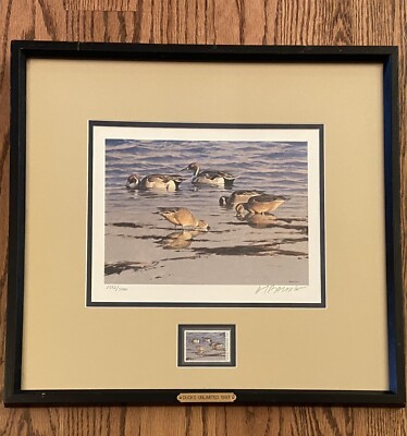 Al Barnes Ducks Unlimited 1993 Lithographed Print Signed Numbered W ...
