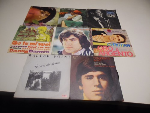 Eight Italian Music 45rpm Records | eBay
