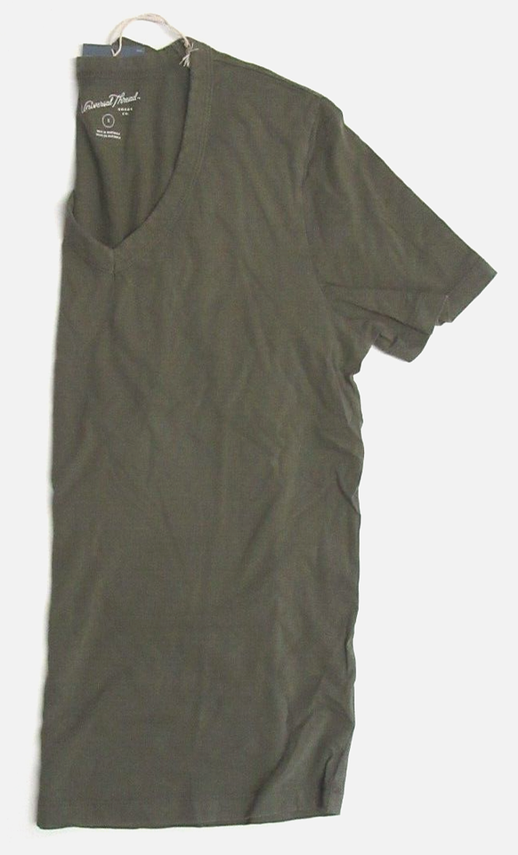 Women's Universal Thread V-Neck Tee Shirt - Green - S | eBay