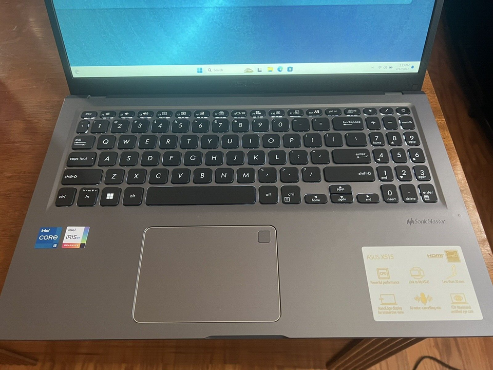 ASUS X515EA i5 -1135G7 2.4GHz 12GB RAM 256GB SSD WINDOWS 11 ...