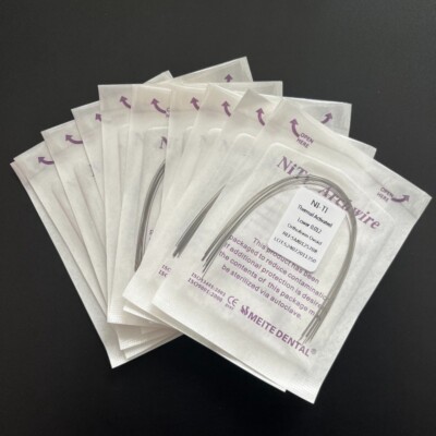 10 Packs Dental Orthodontic Thermal Activated Niti Arch Wires Round ...