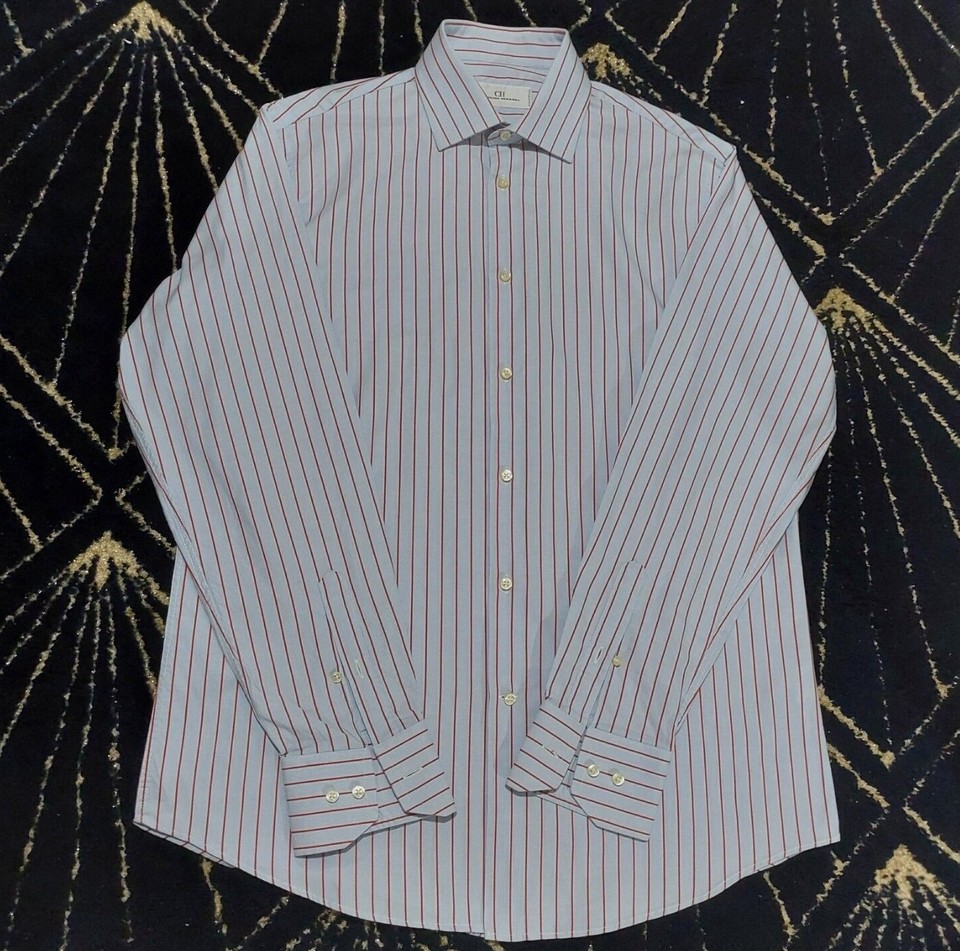 Carolina Herrera Men's Shirt CHHC Long sleeves Down-Button Size XL | eBay