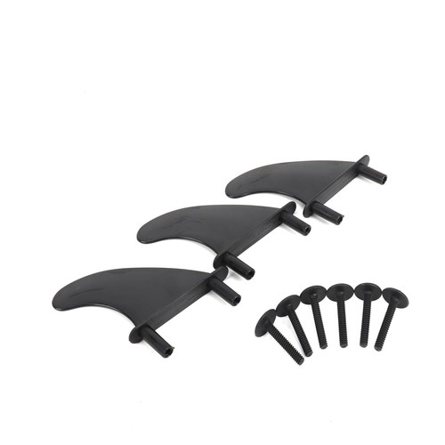 3Pcs Soft Plastic Top Surf Fin & 6 Fins Screws For Surfboard And Paddle ...