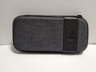 Gray Nintendo Switch Carrying Case Travel Bag Hard Clamshell | eBay