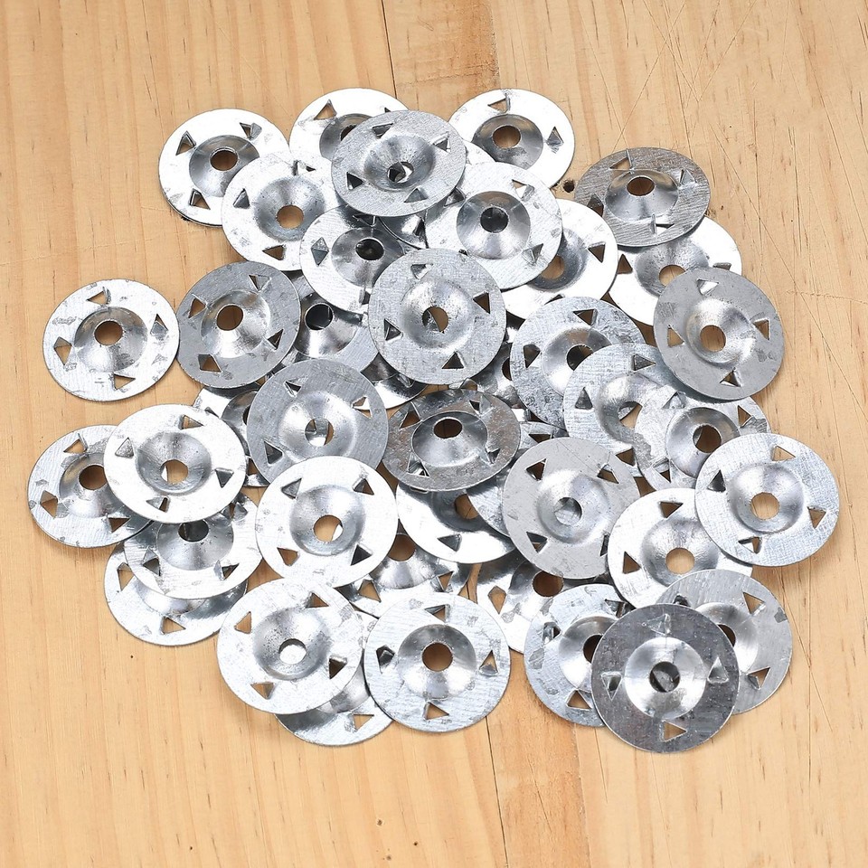 220 Pieces Easy Fix Washers, 28mm Diameter Galvanised Steel Fixing ...