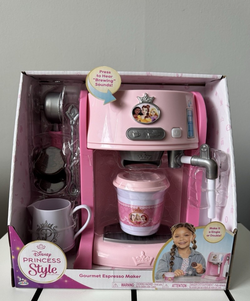Disney Princess Style Collection Espresso Maker. Includes Play Espresso ...