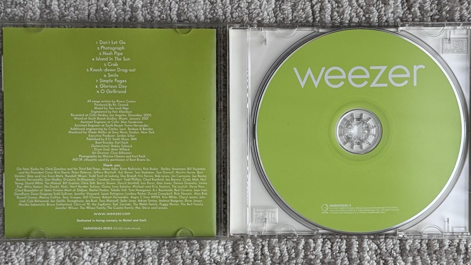 Weezer 2 by Weezer (CD, 2001) Disc Near Mint/Case Excellent | eBay