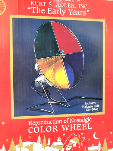 Christmas Revolving Color Wheel Reproduction Nostalgic Electric UL0541 ...