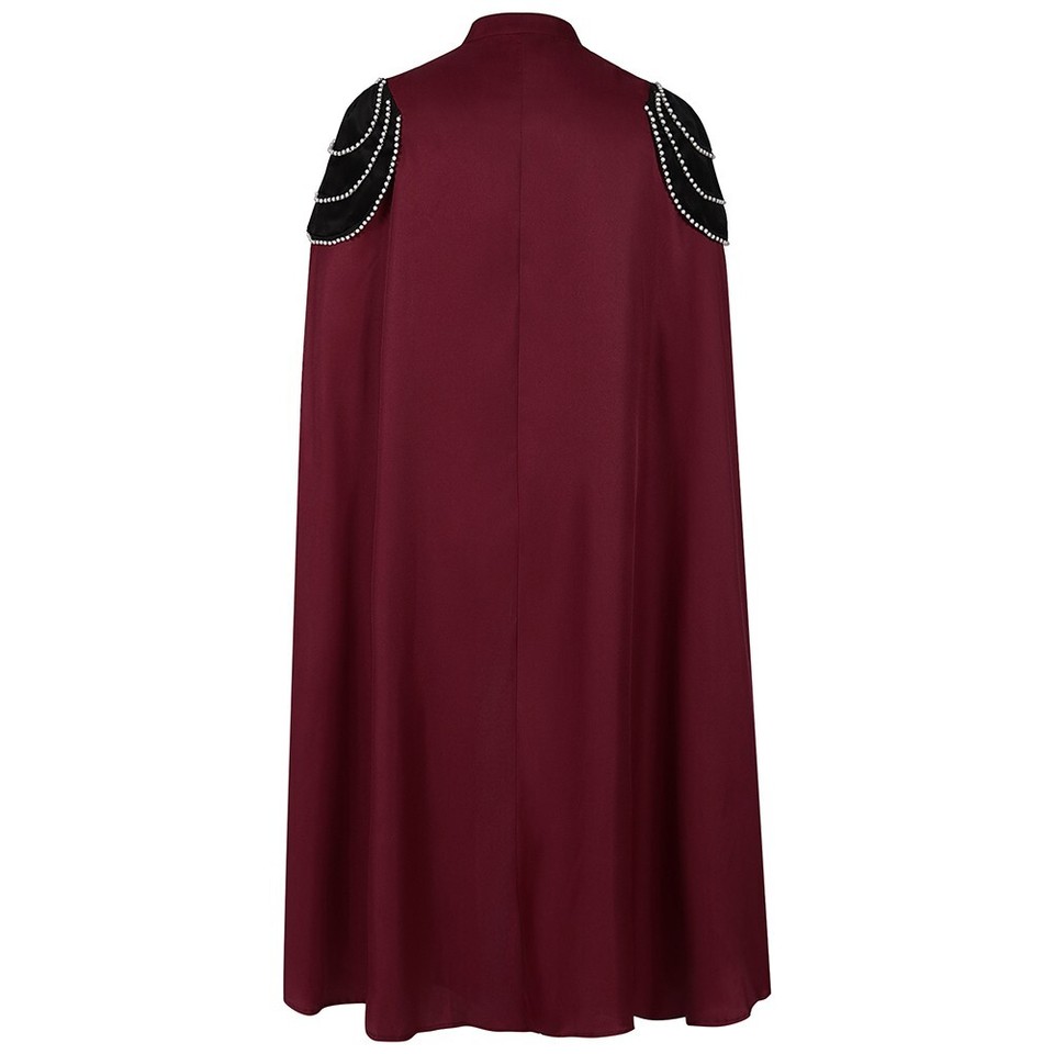 Elegant Medieval Cape with Shoulder Pads for Daily Wear in All Seasons ...