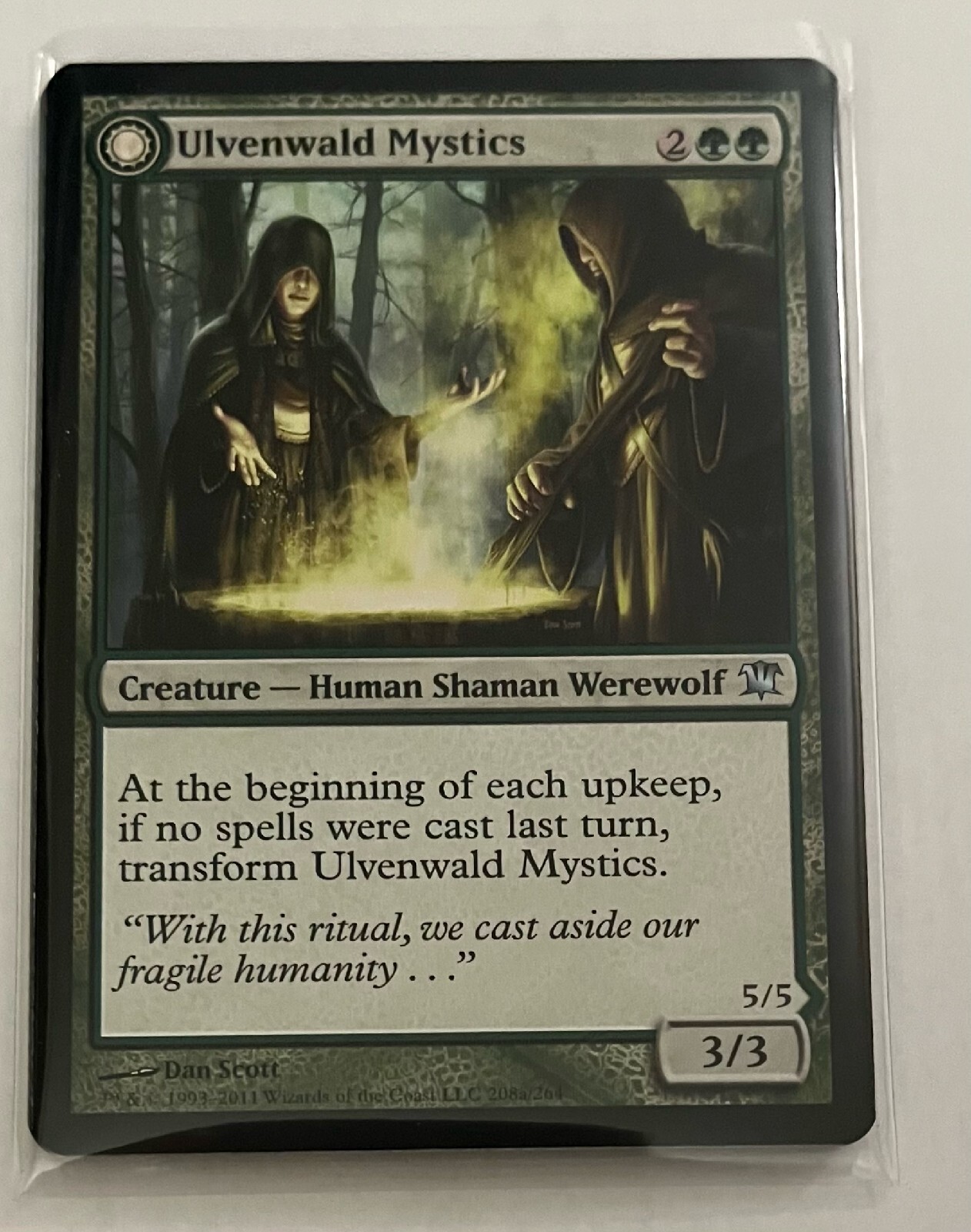 MTG Ulvenwald Mystics /Ulvenwald Primordial x4 208/264 Regular Uncommon ...