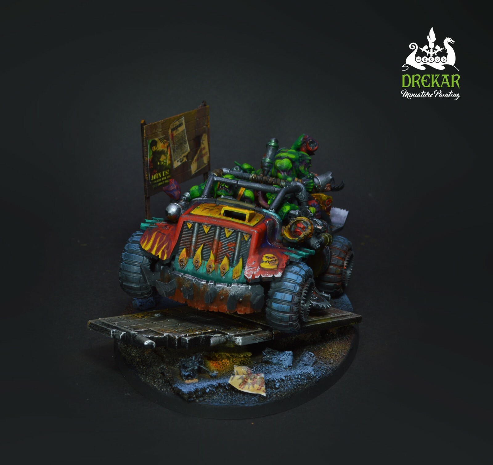 Rukkatrukk Squigbuggy Orks warhammer 40K ** COMMISSION ** painting | eBay