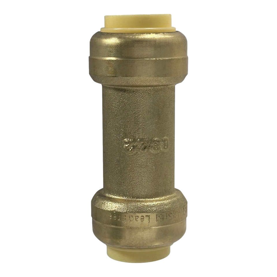 50 Pack XFITTING 1/2" Push Fit x 1/2" Push Fit Check Valve, Lead Free ...