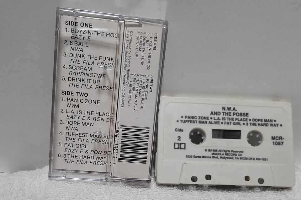 NWA And The Posse 1987 Cassette Tape Hip-Hop Rap - Easy E original 1st ...