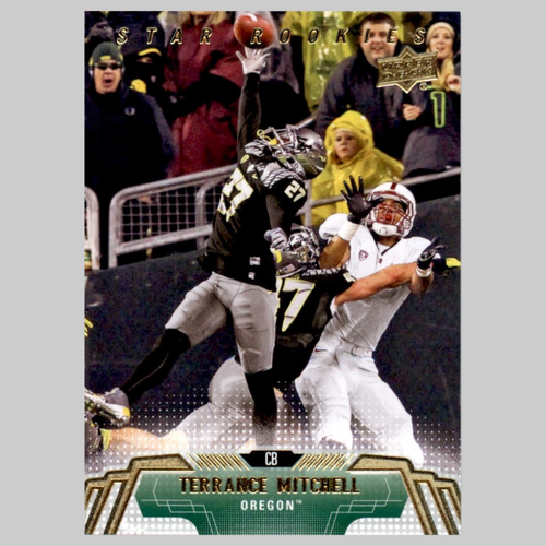 Terrance Mitchell #79 2014 Upper Deck Oregon Ducks Football Card NFL NM ...