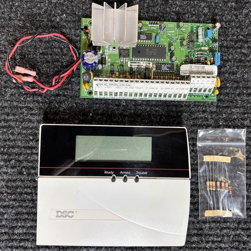 DSC 1555MX Alarm Control Panel And LCD5501z Keypad | eBay