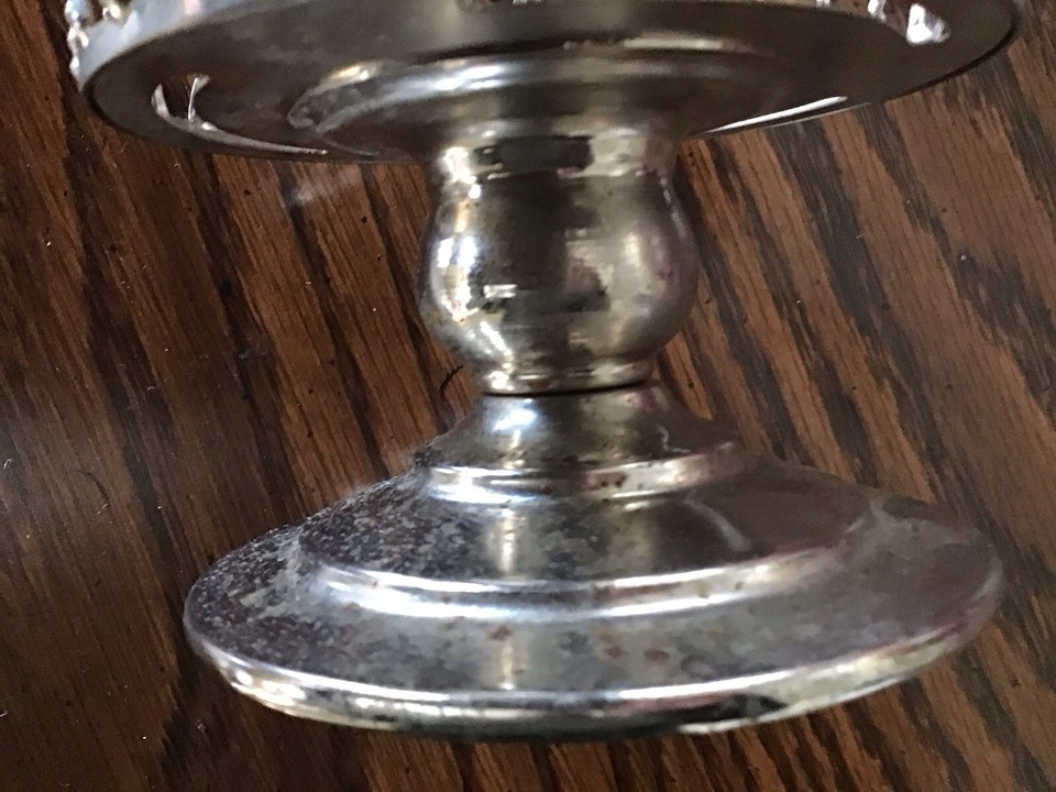 Bath And Body Works Metal Candle Holder 6” Tall 4” Round (light Rust ...