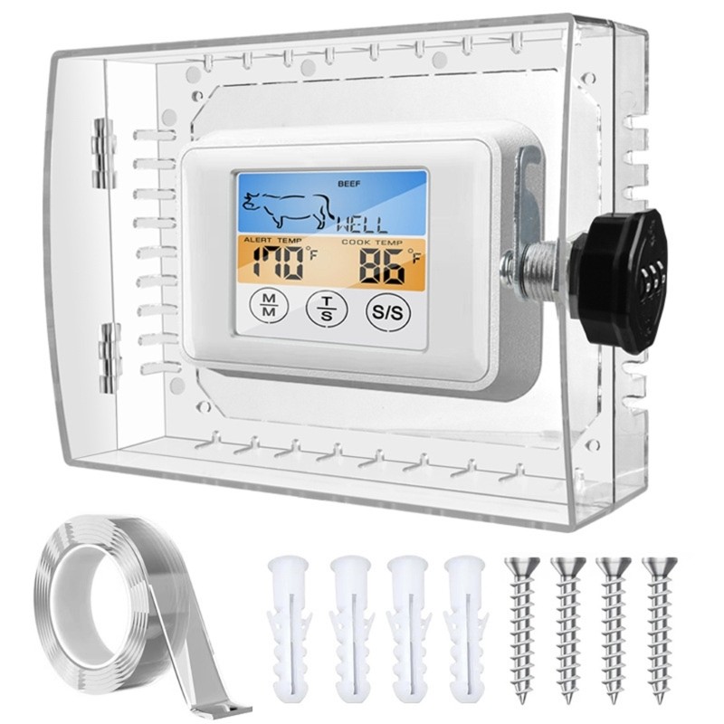 Clear Thermostat Protector Box with Lock for Home Office Rental ...