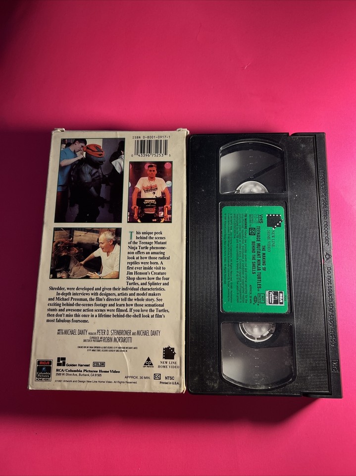 The Making of Teenage Mutant Ninja Turtles Behind The Shells VHS 1991 | eBay