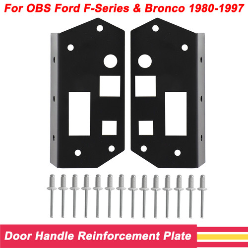 For 1980-97 OBS FORD F-Series & Bronco Door Handle Reinforcement Plate ...